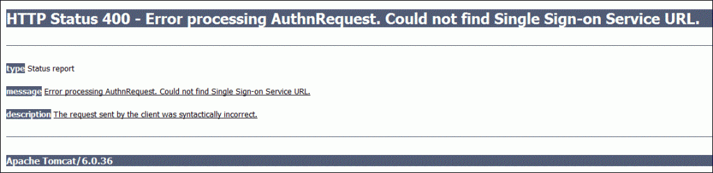 Troubleshooting the error 