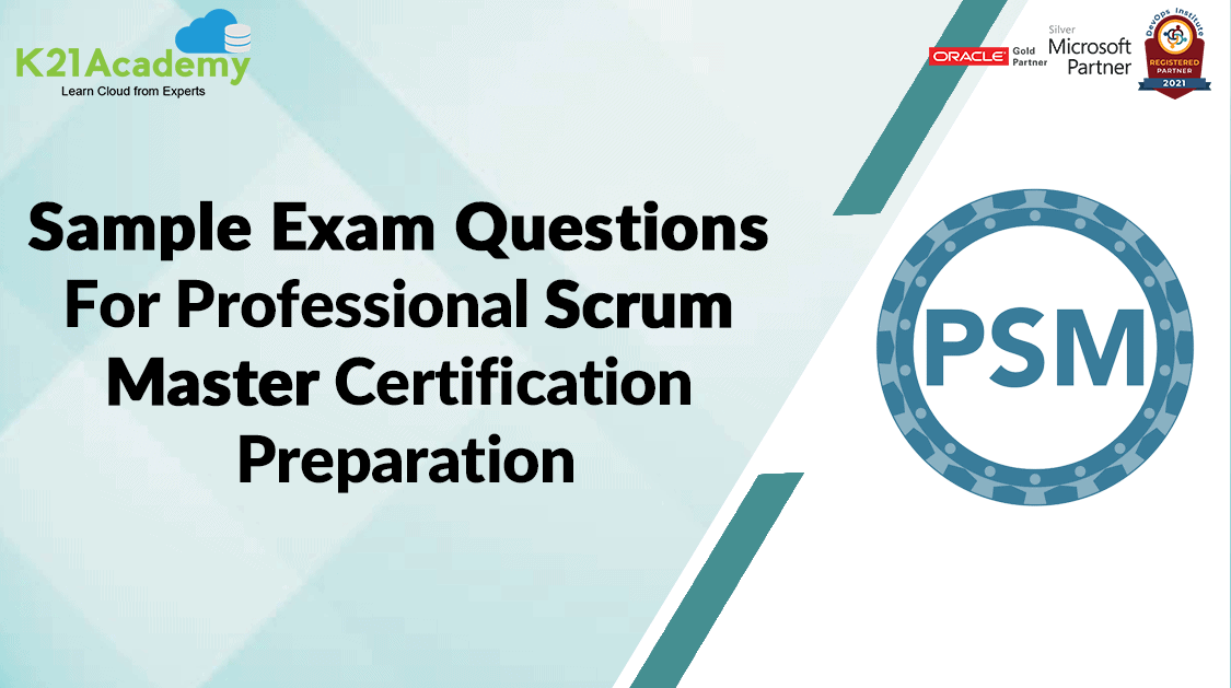 Professional Scrum Master Sample Exam Questions